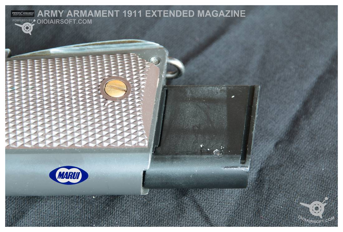 1911 extended magazine mag GBB GBBP airsoft long chargeur army armament ...