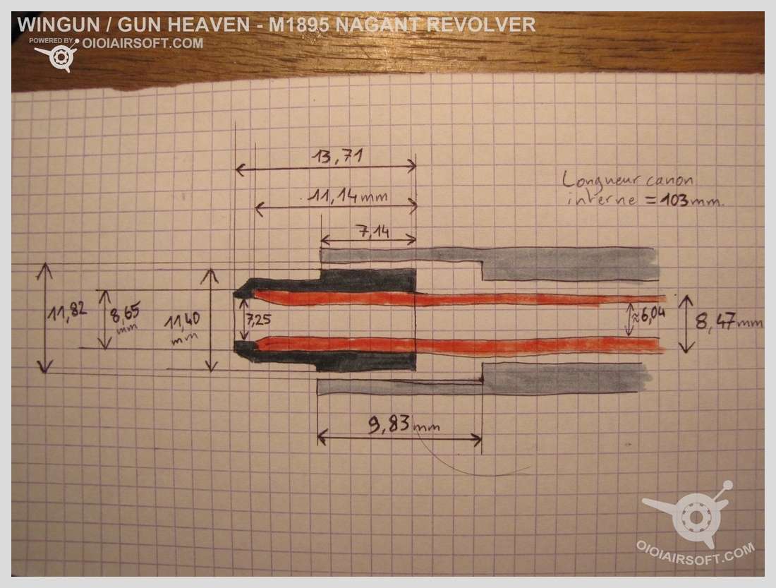 M1895 1895 nagant revolver wingun gun heaven co2 oldschool ww1 ww2 ...