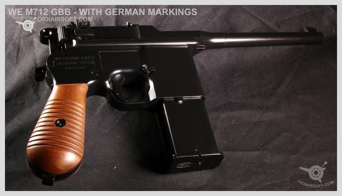 m712 we gbb german markings realistic real marking review test airsoft ...