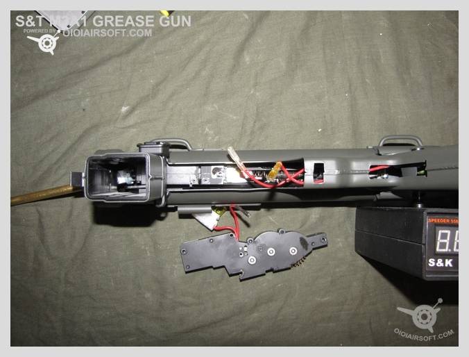 M3A1 grease gun S&T aeg airsoft review test oioiairsoft oioi ww2 ...