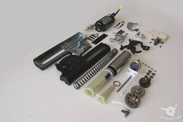 V7 gearbox m14 sten disassembly dismantling démontage tech aeg version ...